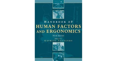 Handbook Of Human Factors And Ergonomics By Gavriel Salvendy