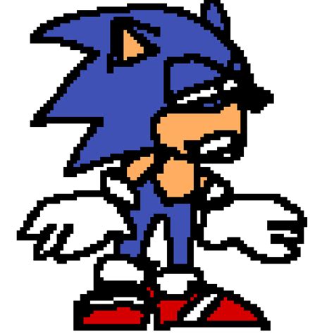 Pixilart Dorkly Sonic Up Pose By Sonicfast1991