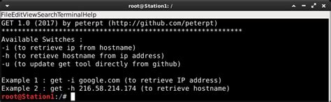 GitHub Peterpt Get Get Is A Simple Script To Retrieve An Ip From Hostname Or Vice Versa