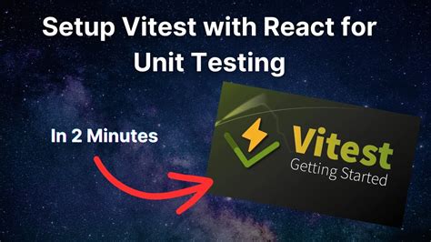 Setup Vitest With React For Unit Testing Youtube