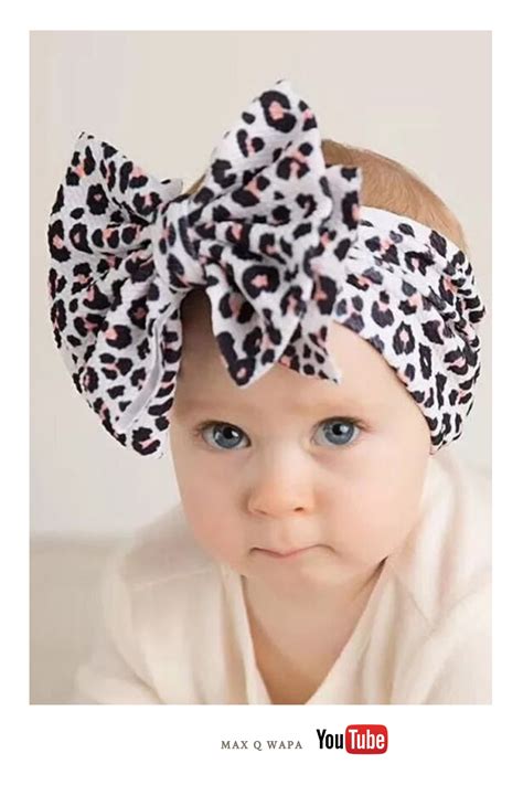 Como hacer un turbante para bebe super fácil rápido bonito y a la