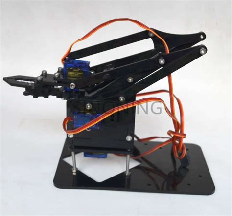 Acrylic Mechanics Handle Robot DOF Arm Arduino Created Learning Kit SG SNAM SINONING