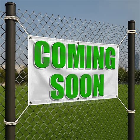 Coming Soon Vinyl Banner Ale00109 Vinyl Banner