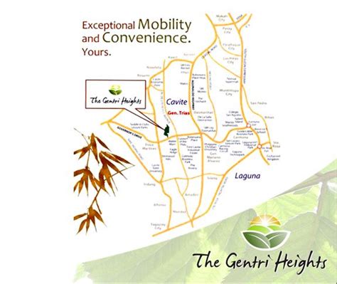 Reference Map For Gentri Heights Map General Trias How To Plan
