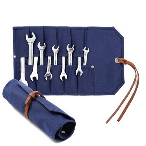 Chisel Roll Heavy Duty 16oz Waxed Canvas Tool Organizer Roll Multi