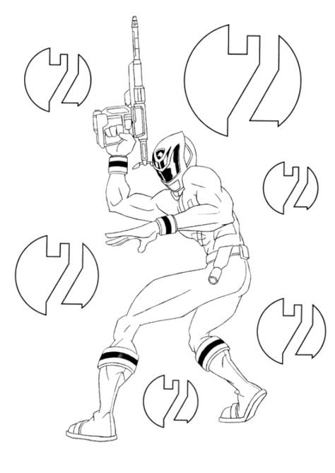 Coloriage Power Rangers Spd 30