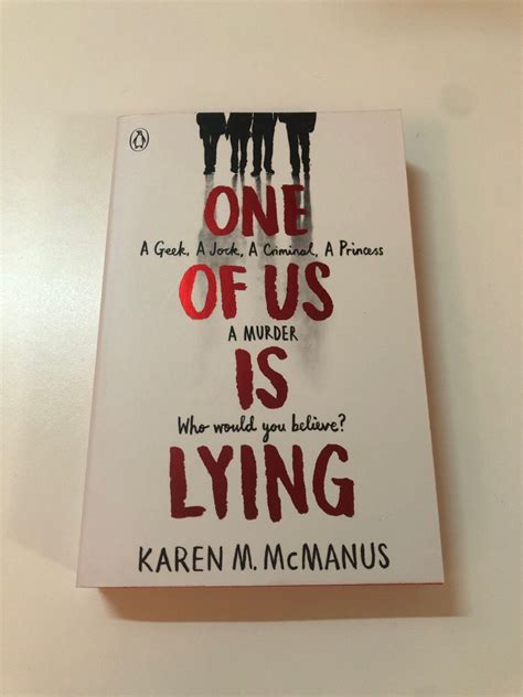 One Of Us Is Lying Karen M Mcmanus Hobbies And Toys Books And Magazines