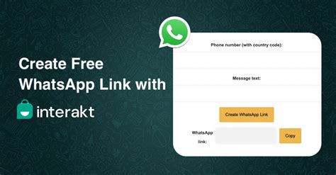 Free Whatsapp Link Generator