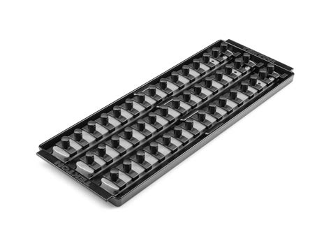 Inch Drive Rail Socket Organizer Set Tool Gray TEKTON USA