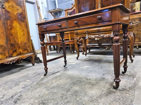 Antyk Stary Piękny STOLIK BIURKO Drewno 14000371677 oficjalne