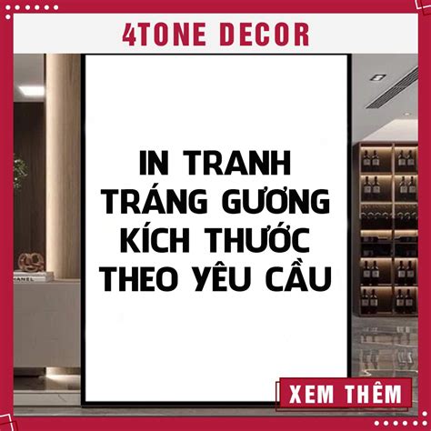 In Tranh TrÁng GƯƠng Theo YÊu CẦu Shopee Việt Nam