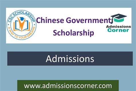 Chinese Government Scholarship 2025 Csc Fully Funded