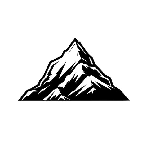 Ilustração Vetorial Do Logotipo Do Pico Da Montanha Icon E Sinal Do