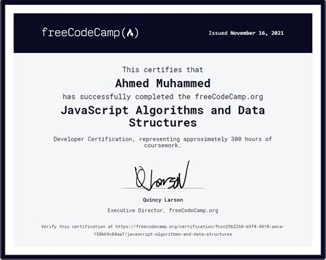 Ahmed Muhammed On Linkedin Thanks To Freecodecamp For This Amazing
