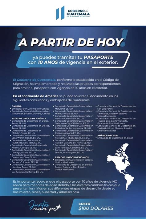 Guatemala Passport Appointment Information Prices And Requirements