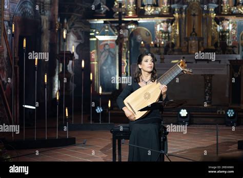 27 Jul 2023 Lute Player Anna Wiktoria Swoboda Performes Baroque Music In Unesco Wooden Church In