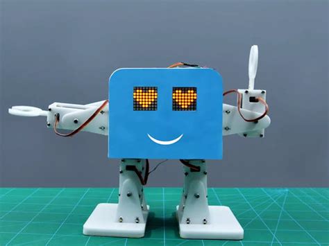 arduino based smartphone controlled humanoid bipedal robot arduino project hub