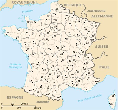 Depuis 1789 La France A 101 Départements Dont 5 Situé Outre Mer Les
