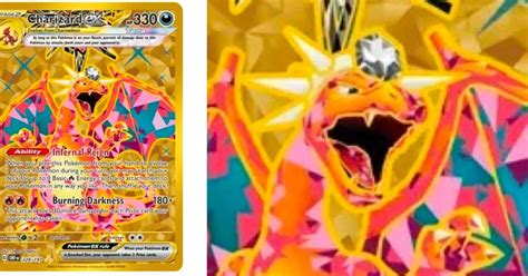 Tera Charizard Ex Gets A Gold Card In Pokémon Tcg Obsidian Flames