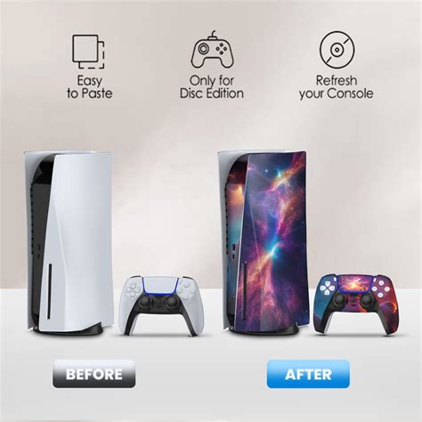 Toxxos Ps5 Skin Disc Edition Console And Controller Accessories Cover Skins Ps5