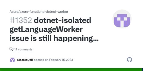 Dotnet Isolated Getlanguageworker Issue Is Still Happening On V4 Functions · Issue 1352 · Azure