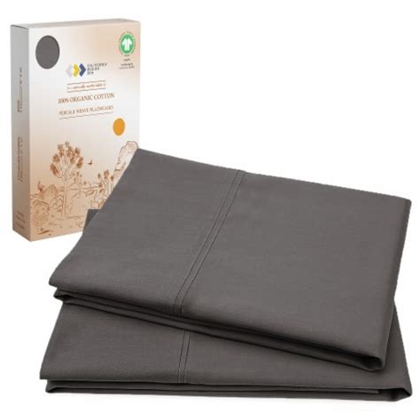 California Design Den Set Of 2 Pillowcases 100 Organic Cotton Soft