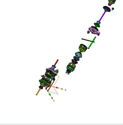 汽车干式双离合变速器step 模型图纸下载 懒石网