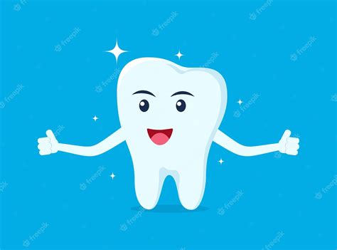 White Teeth Smile Cartoon
