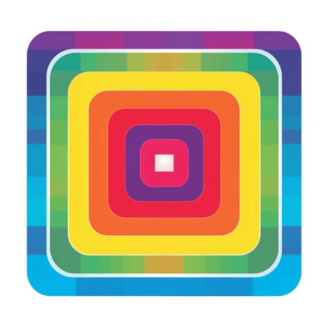 Rainbow Square Designs Colorful Inspirations For Crafts 47420079 Png