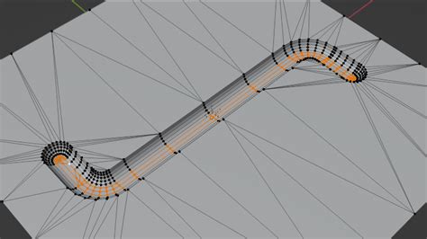 modeling how can i create a maze with an indented path in a mesh