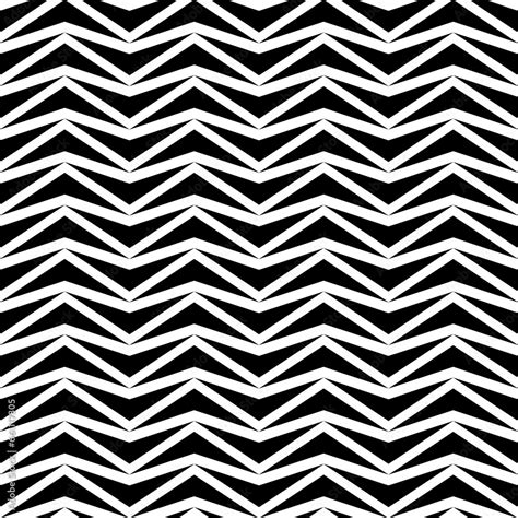 Zigzag Lines Jagged Stripes Seamless Surface Pattern Design With