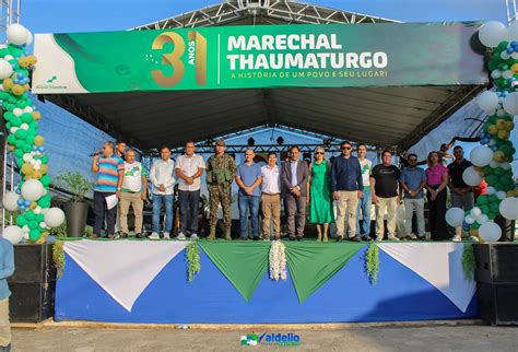 Marechal Thaumaturgo Celebra 31 Anos Com Festa Alegre E Emocionante