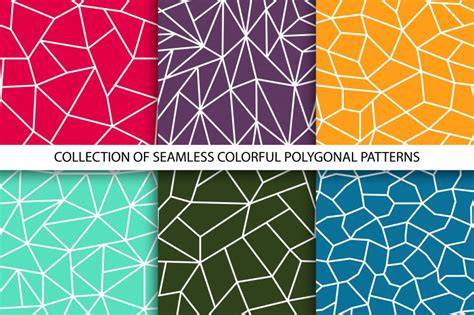 Collection Of Color Grid Patterns By ExpressShop TheHungryJPEG