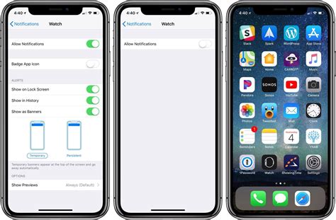 Как отключить значки уведомлений приложения на Iphone