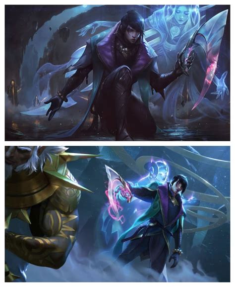 Bewitching Leblanc Splashart And Sketches League Of Legends By Exia R