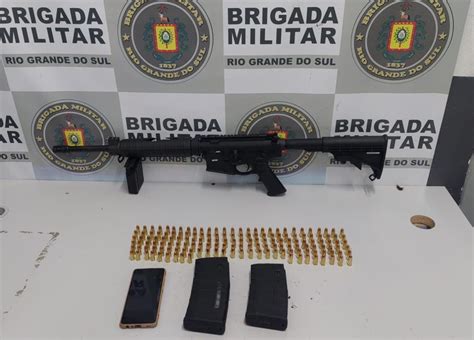 Brigada Militar Prende Homem Por Porte Ilegal De Arma De Fogo De