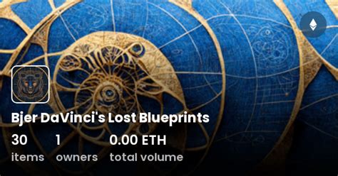 Bjer Davincis Lost Blueprints Collection Opensea