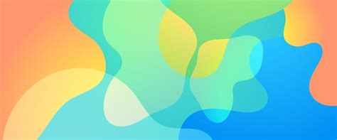 Premium Vector Colorful Colourful Simple Abstract Banner With Wave