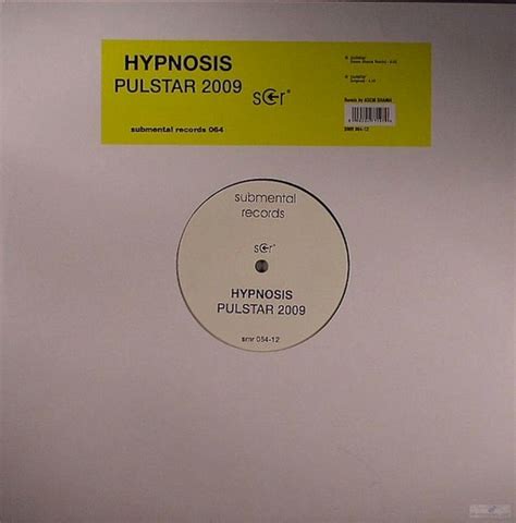 Hypnosis Pulstar 2009 Lp Maxi Vinyl Bakelit Vinyl Shop