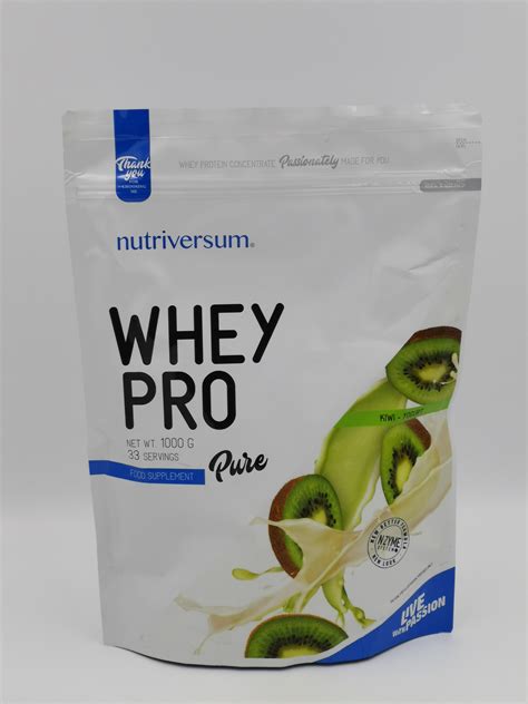 Nutriversum Pure Whey Pro - Kiwi - yoghurt - 1000 g - proteinoutlet.com