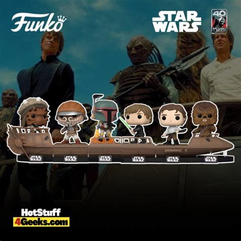 2023 New Star Wars Jabbas Skiff Funko Pop Build A Scene