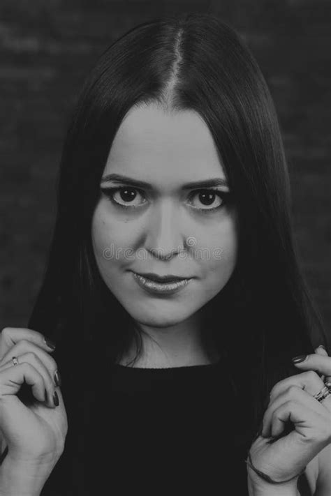 Beautiful Girl On A Dark Background Stock Image Image Of Elegance Dark 78284291