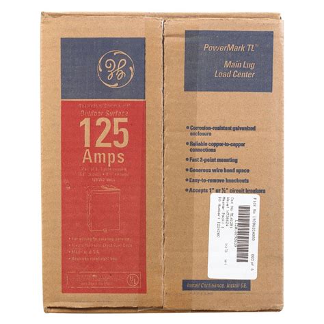 Ge Tl412r1p Powermark Gold 125 Amps 240 Volt 4 Space 8 Circuits