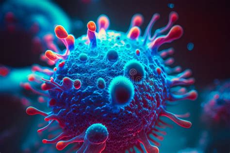 Graphic Depiction Of Coronavirus Presence In The Human Body Generative
