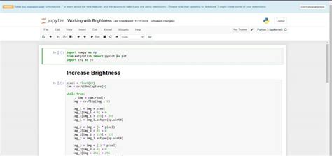 Naresh Reddy On Linkedin Opencv Imageprocessing Brightnessenhancement Python Learningbydoing