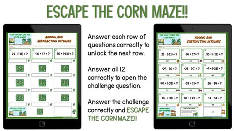 Integer Operation Rules Practice Amped Up Learning