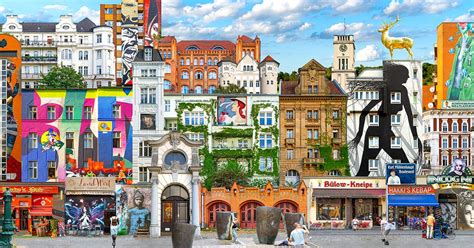 Schöneberg Collage City Walk City Walks Stadtpanoramen Shop