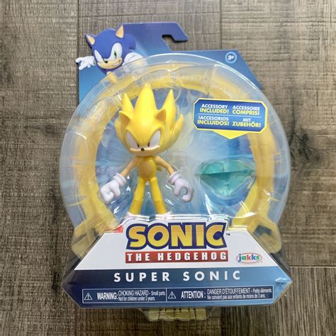 Sonic The Hedgehog SUPER SONIC Chaos Emerald 2022 Action Figure Values