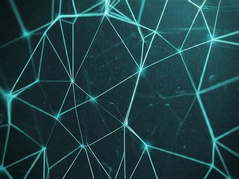 Premium Photo Polygon Technology Background 2