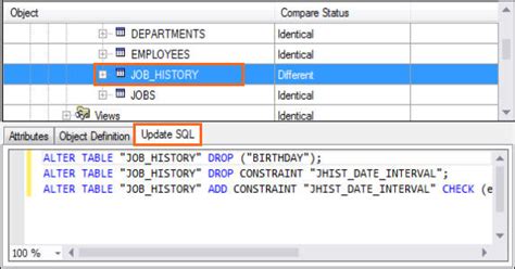 Using The Schema Comparison Tool In Visual Studio 2012